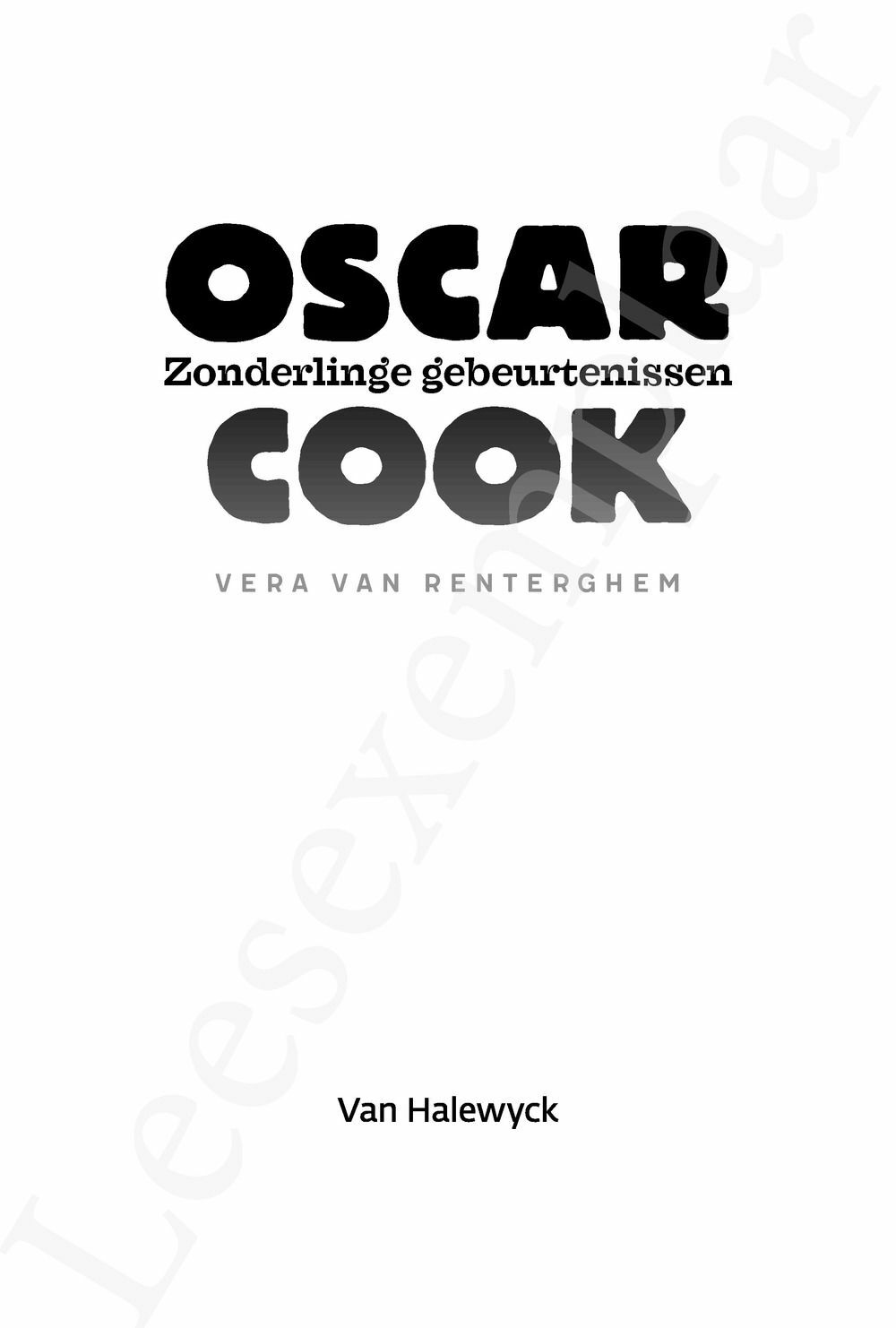 Oscar Cook: Zonderlinge gebeurtenissen - V. Van Renterghem