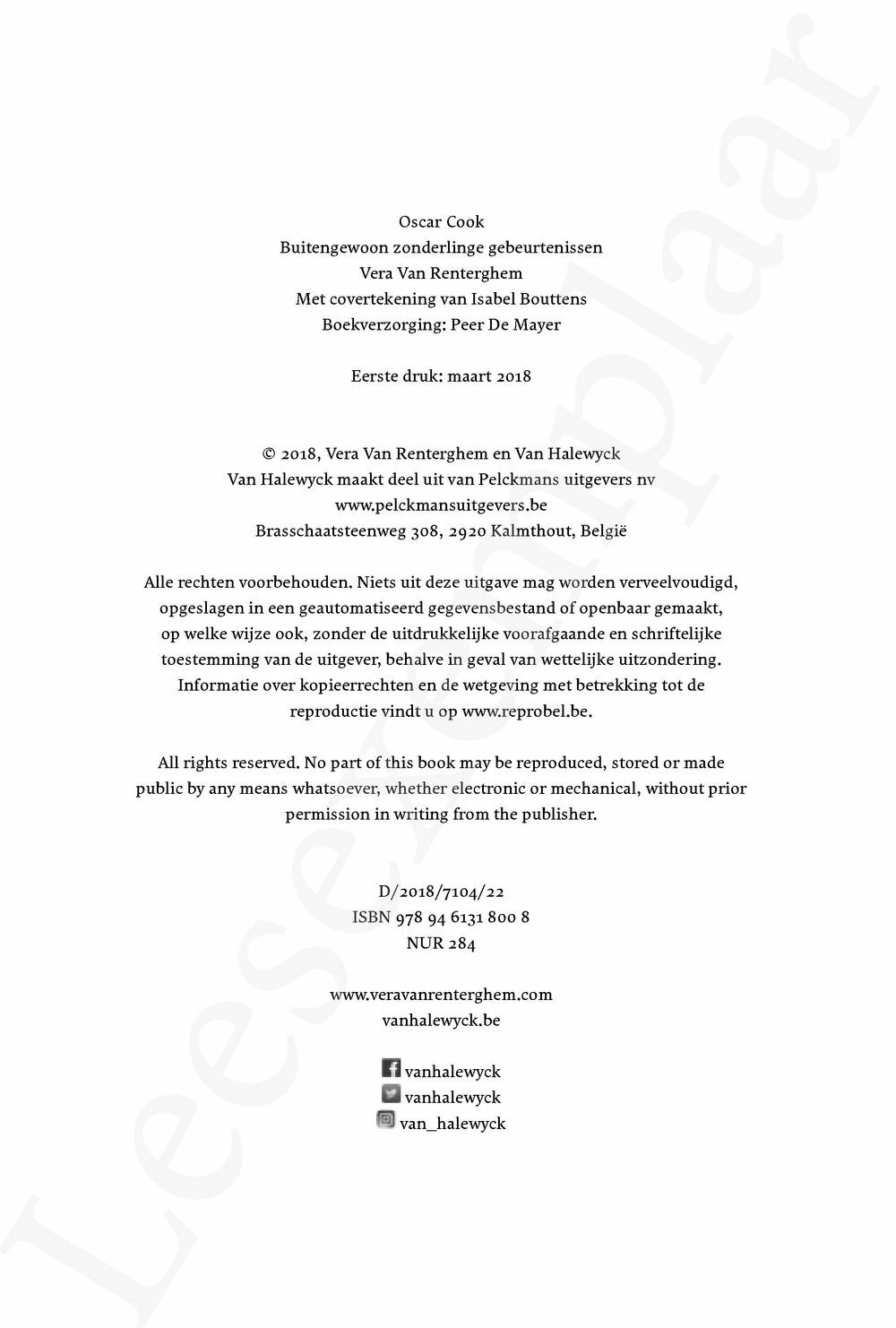 Oscar Cook: Buitengewoon zonderlinge gebeurtenissen