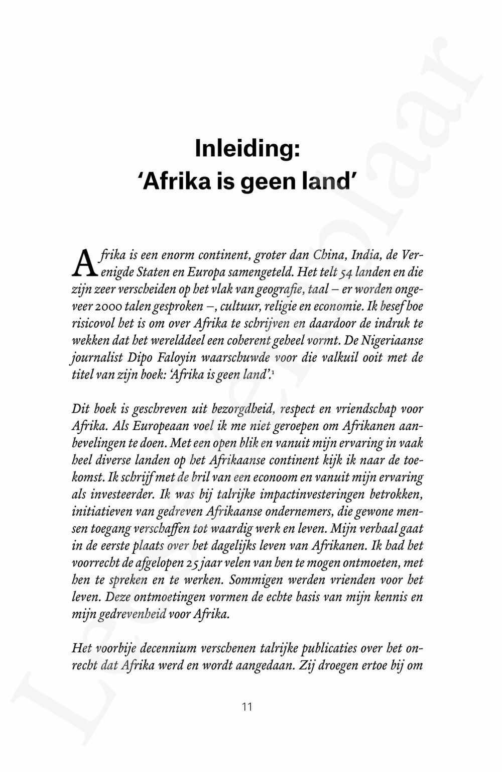 Afrika: een gedroomde toekomst – Pelckmans