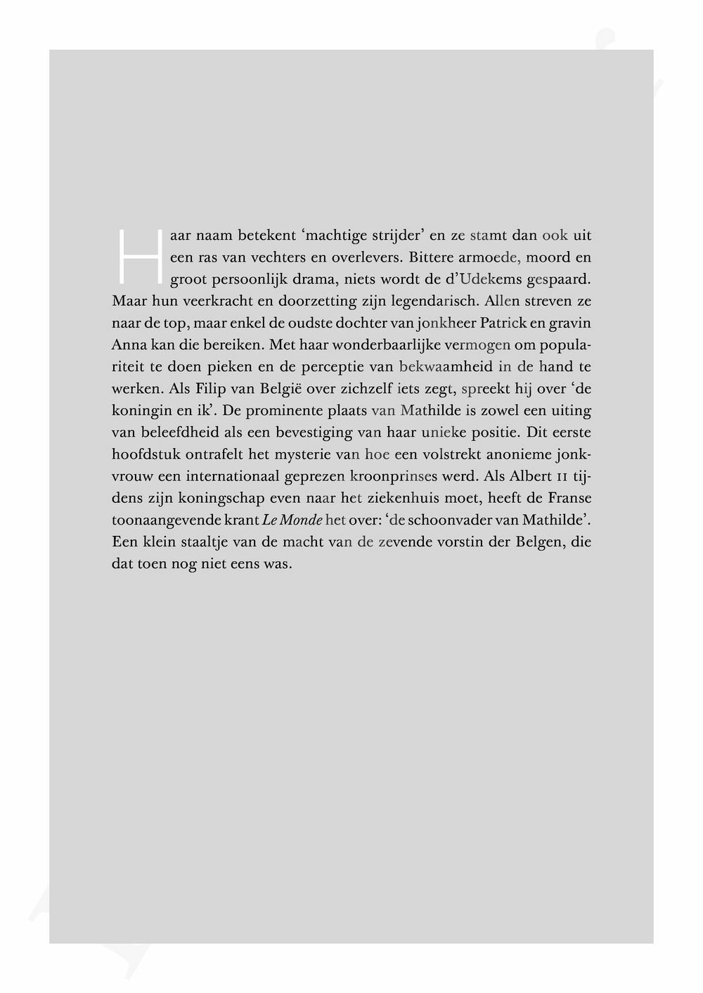 De macht van Mathilde – Pelckmans