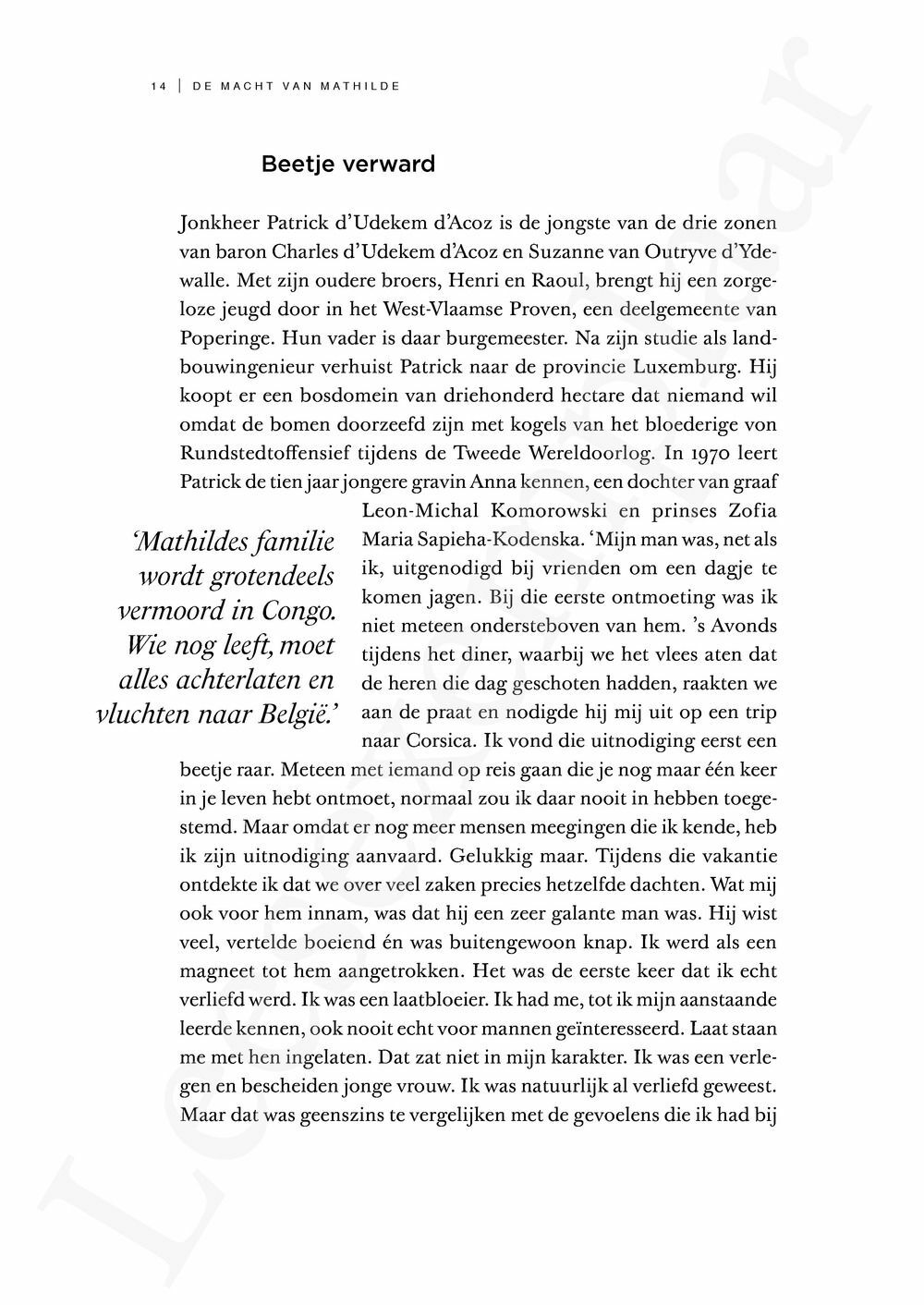 De macht van Mathilde – Pelckmans