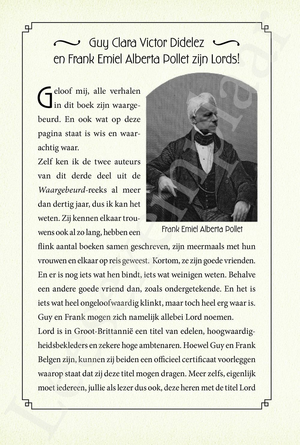 Waanzinnig & waargebeurd - Guy Didelez - Frank Pollet