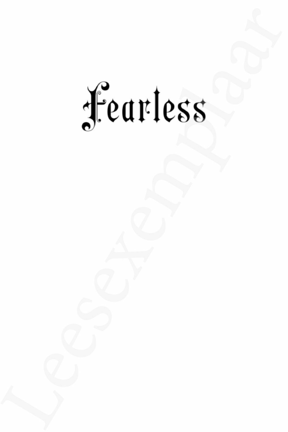Fearless – Pelckmans