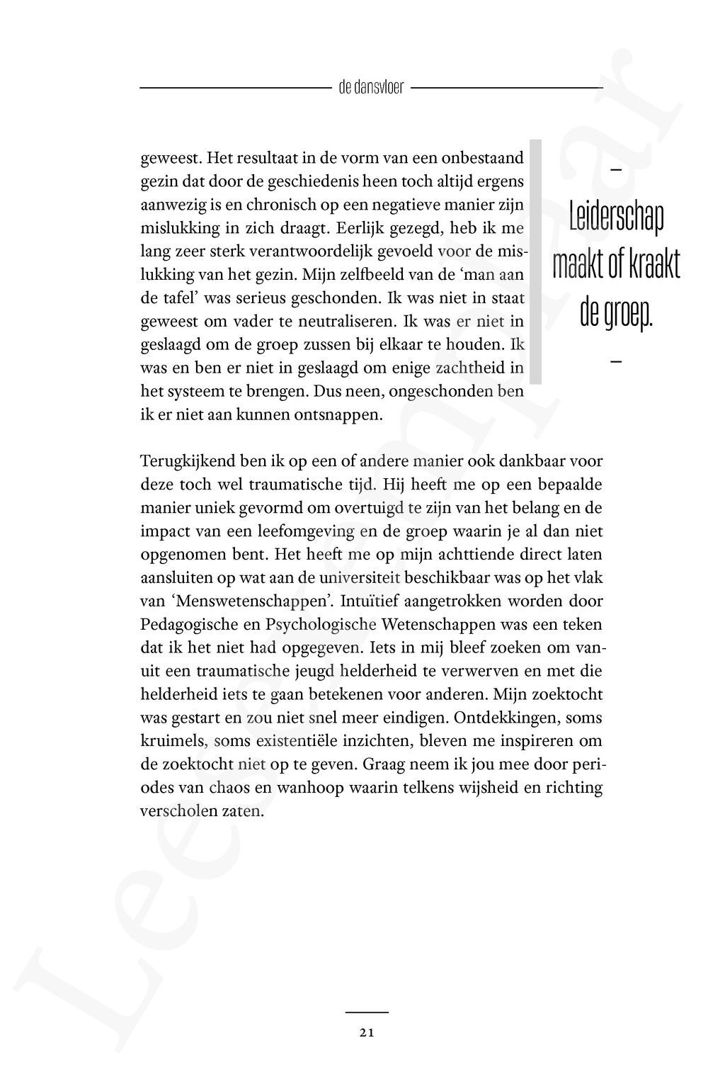Dansen naar vrijheid - André Pelgrims | Pelckmans