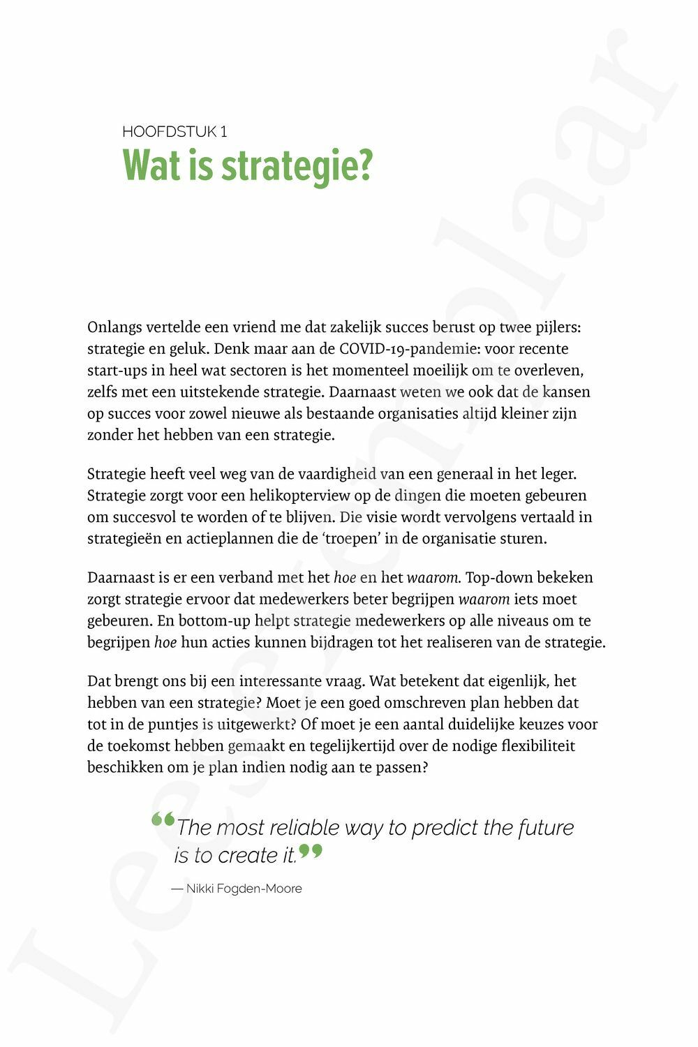 Meesterschap in strategie – Pelckmans