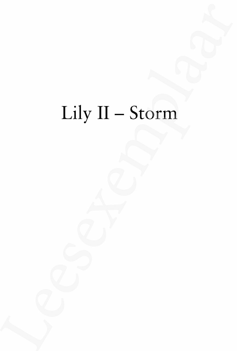 LILY: Storm - Tom De Cock | Pelckmans