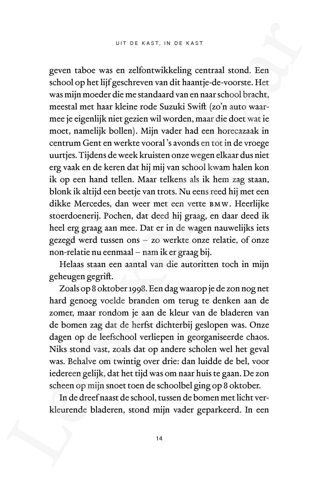 Uit de kast, in de kast – Pelckmans