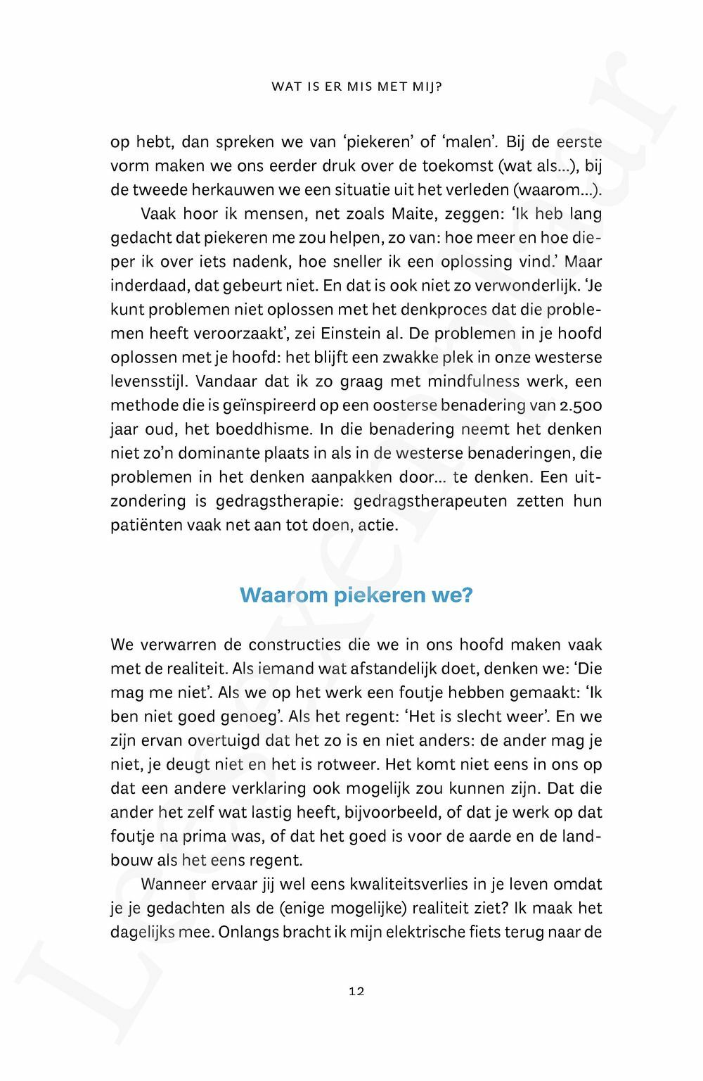 Wat is er mis met mij? – Pelckmans