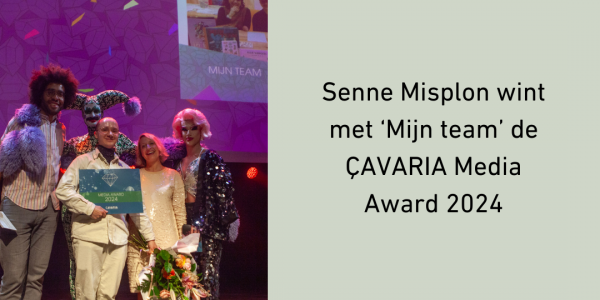 Nieuws - Senne Misplon wint de ÇAVARIA Media Award 2024